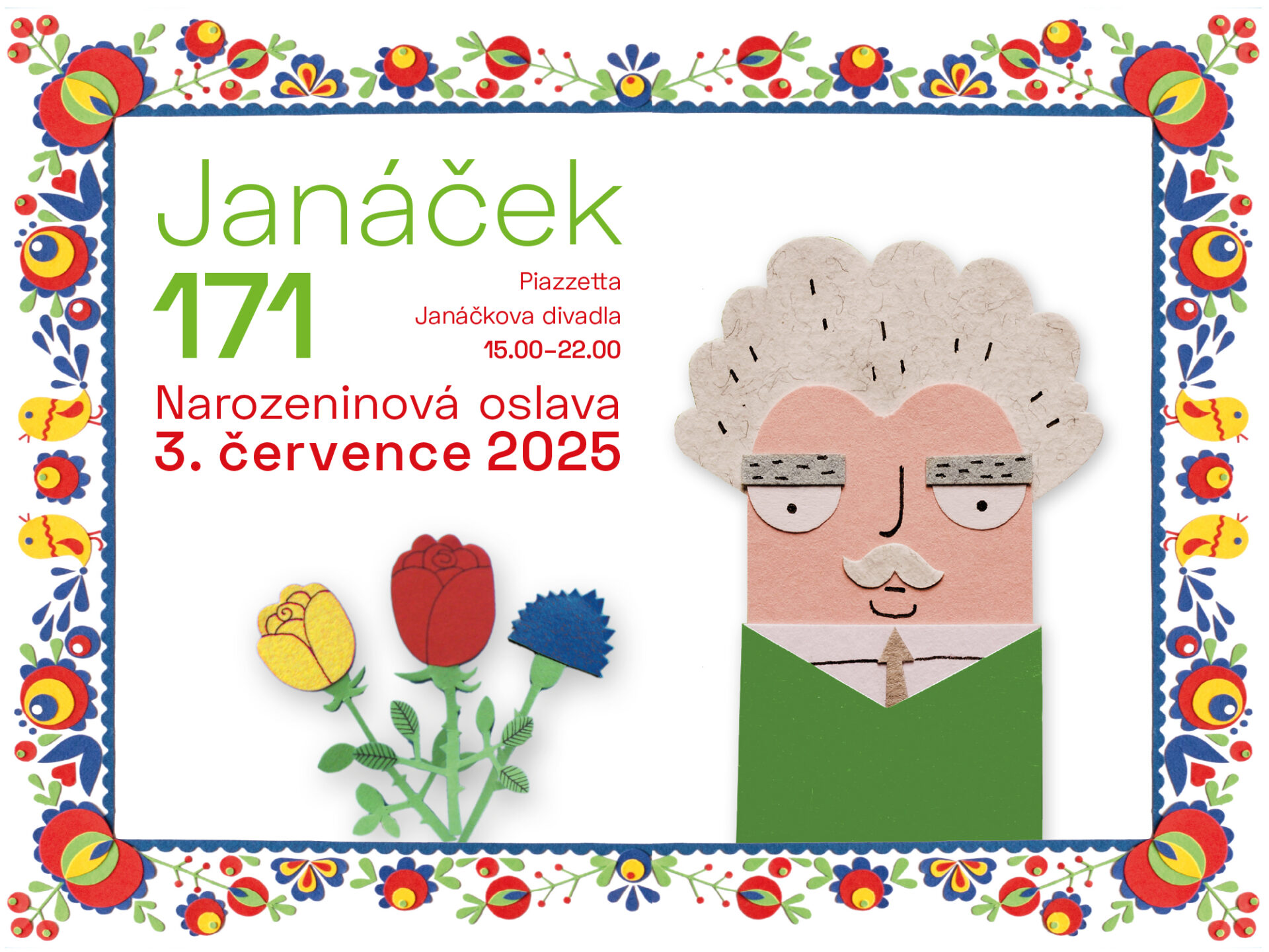 3. 7. 2025 Janáčkovy narozeniny (Open Air akce) - Janáček Brno 2026